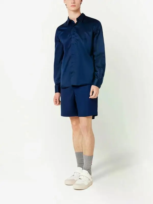 AMI Paris Straight-leg Wool Shorts