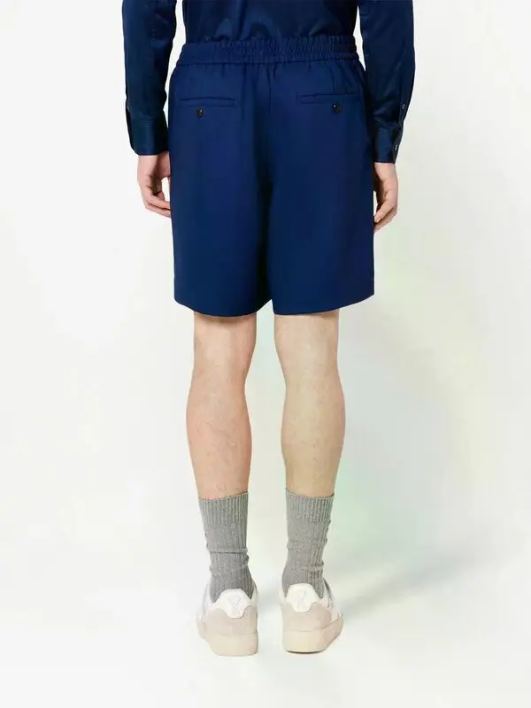 AMI Paris Straight-leg Wool Shorts