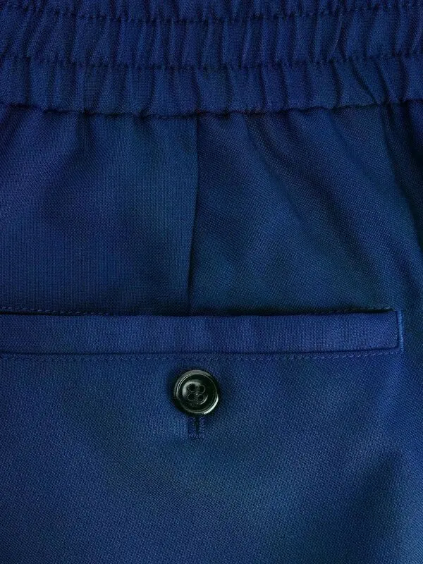 AMI Paris Straight-leg Wool Shorts