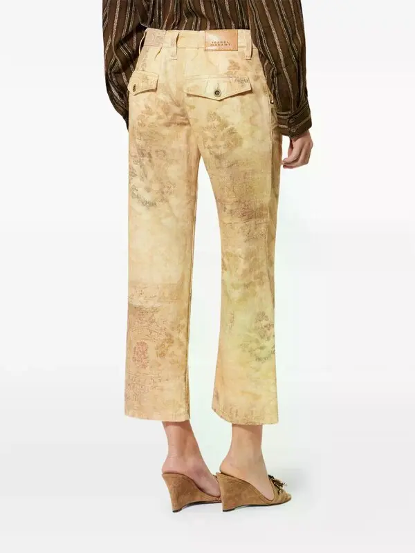 Isabel Marant Étoile Camila Abstract Pattern Trousers