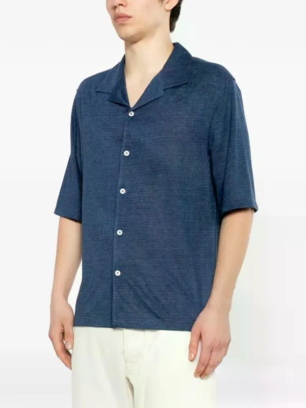 Brunello Cucinelli Camp-collar Buttoned Shirt