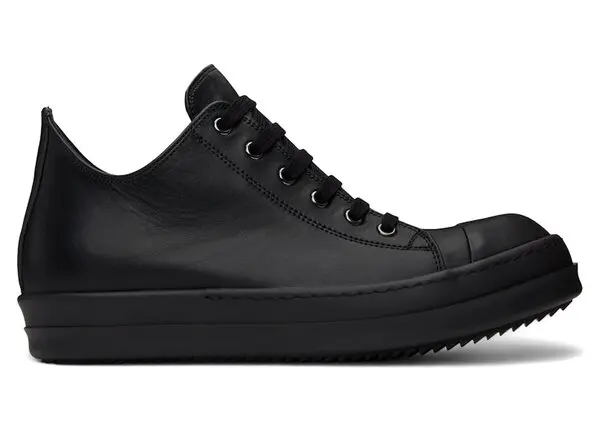 Rick Owens Hollywood Runway Low Sneakers - Black