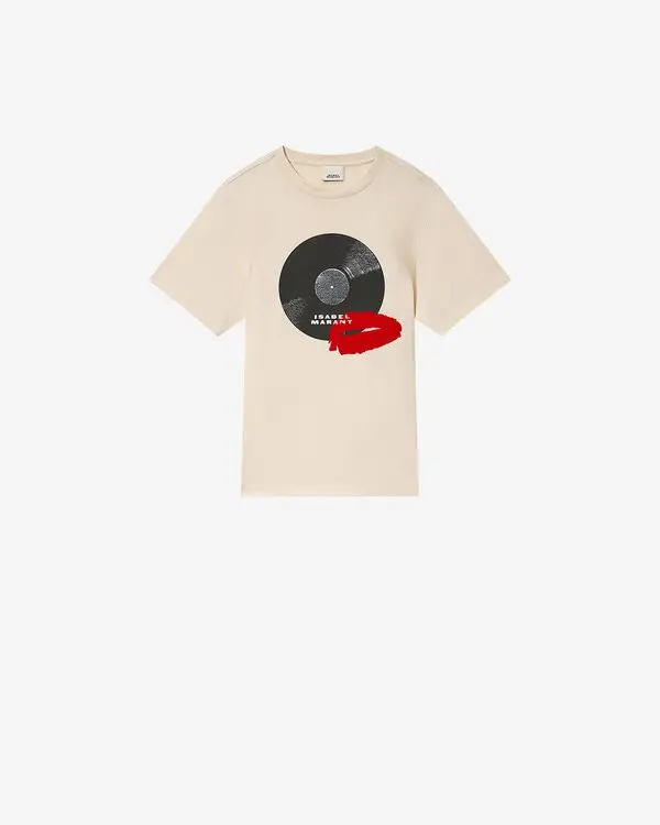 Isabel Marant Étoile Ziane Cotton Logo T-shirt