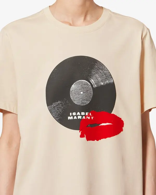 Isabel Marant Étoile Ziane Cotton Logo T-shirt