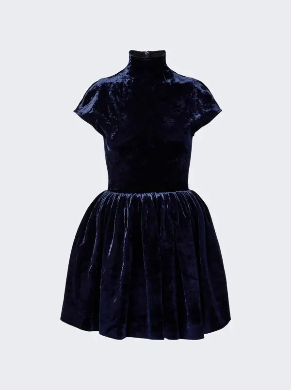 ALAÃA Velvet Mini Dress