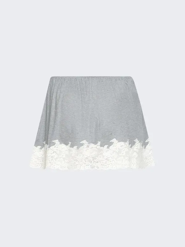 Miu Miu Jersey Seta Mini Skirt