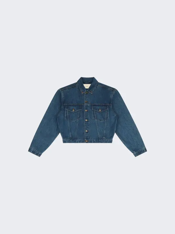 ENTIRE STUDIOS Shrunken Denim Trucker Jacket - B