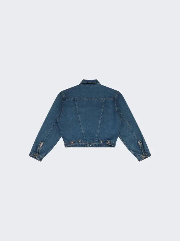 ENTIRE STUDIOS Shrunken Denim Trucker Jacket - B