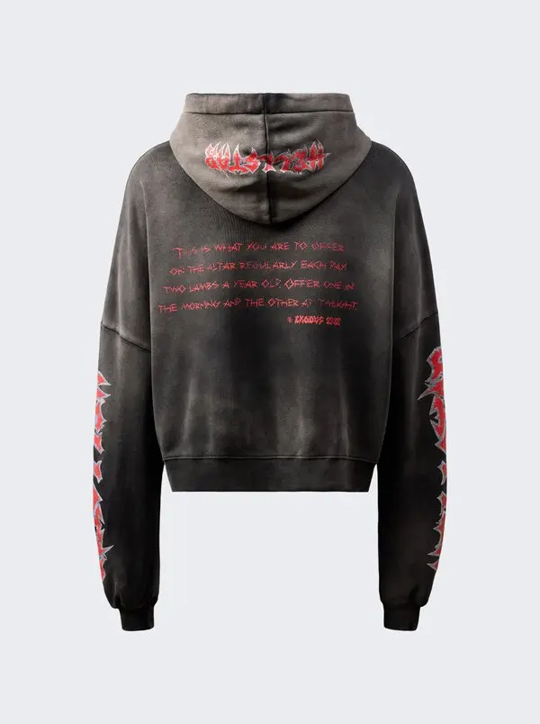 Hellstar Lamb Hoodie - Black | Editorialist