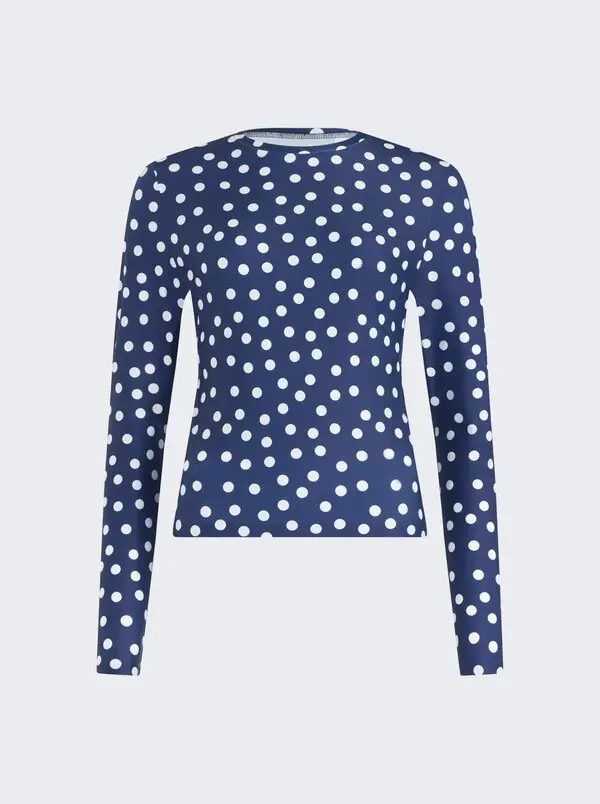 JEAN PAUL GAULTIER Lycra Polka-dot Top