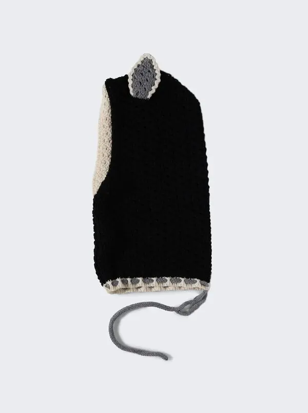 Marni Donkey Puppet Balaclava - Black
