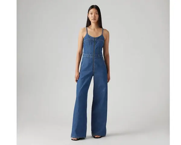 LEVI'S Bustier Denim Jumpsuit - Smashing