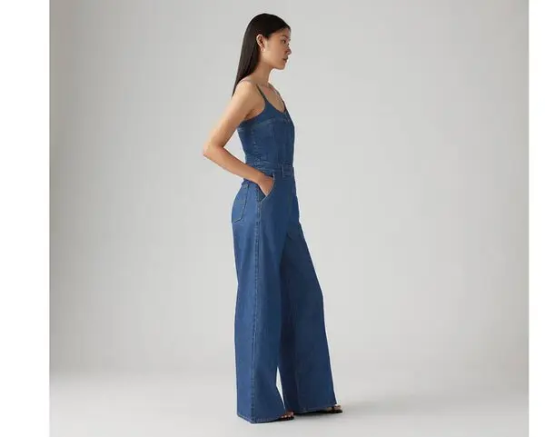 LEVI'S Bustier Denim Jumpsuit - Smashing