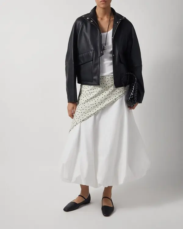 BY MALENE BIRGER Suzanne Leather Jacket - Black