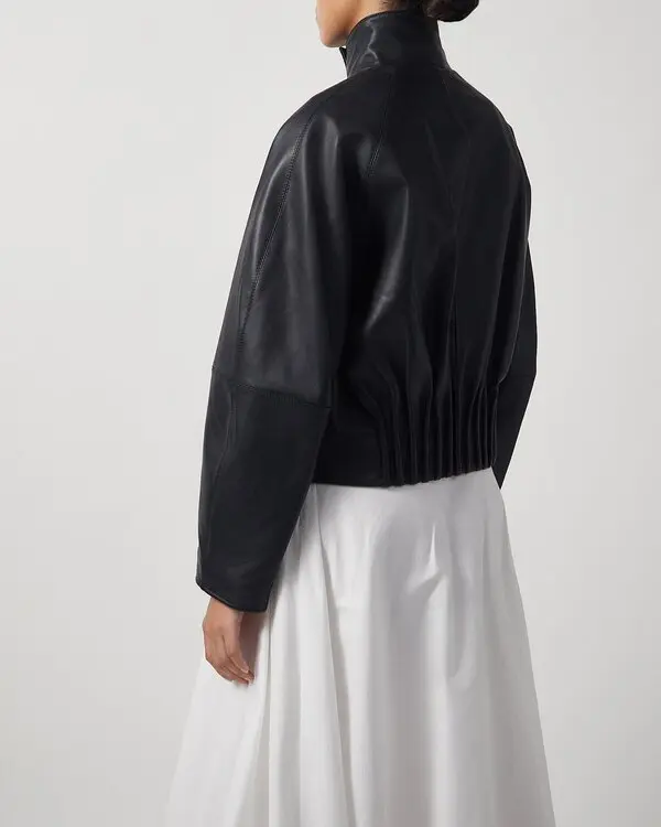BY MALENE BIRGER Suzanne Leather Jacket - Black