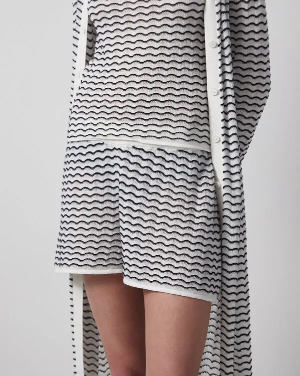 HOUSE OF DAGMAR Lace Knit Shorts