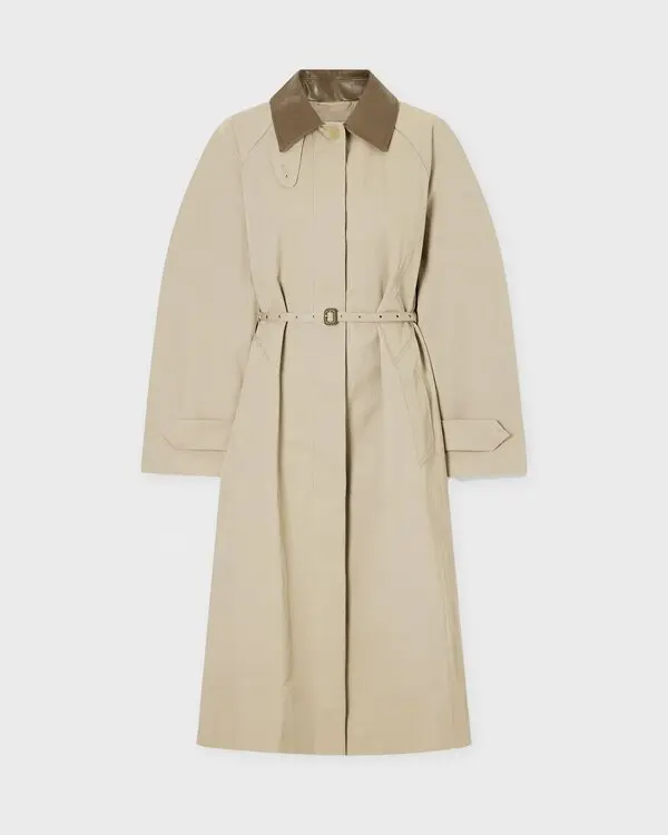 Acne Studios Belted Trenchcoat - Grön,grå