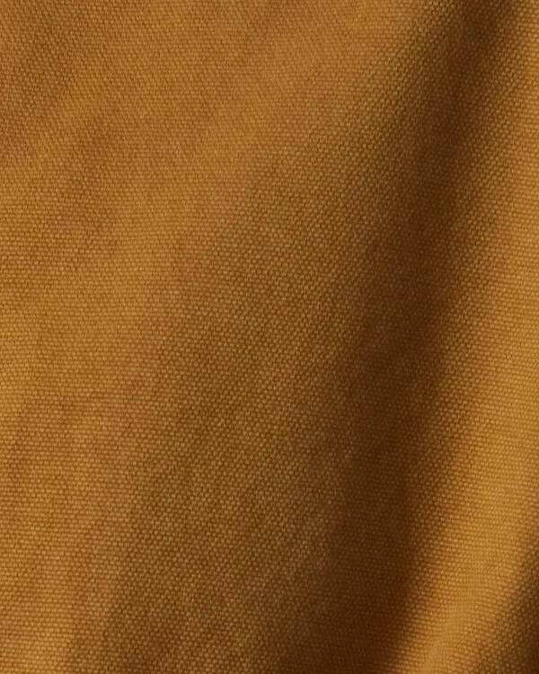 Acne Studios Canvas Jacket With Leather Collar - Rost
