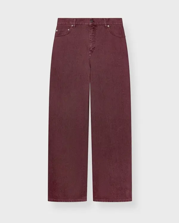 GOLDEN GOOSE Journey Melody Boyfriend Denim - Bordeaux