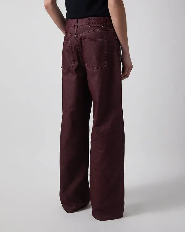 GOLDEN GOOSE Journey Melody Boyfriend Denim - Bordeaux
