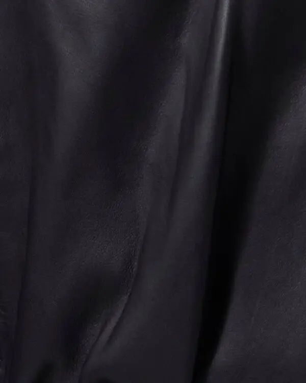 WAKAKUU Leather Bomber Jacket