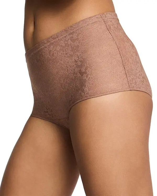 Spanx Supersmooth Day To Date Night Lace Boyshorts - Cinnamon