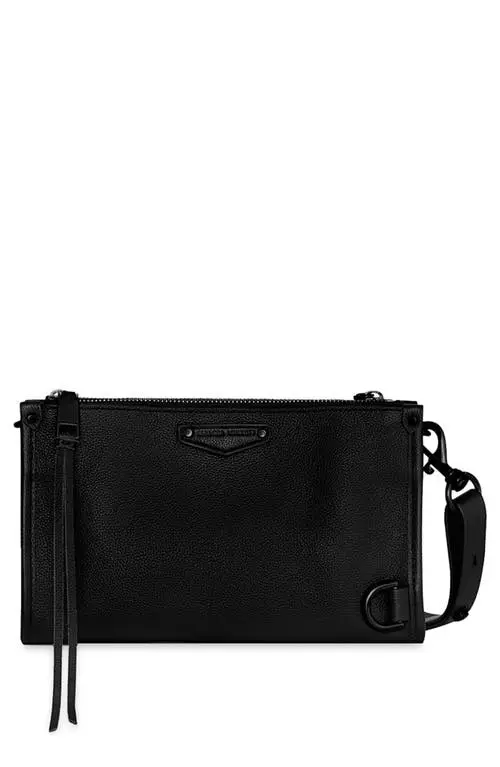 Rebecca Minkoff Small Mab Leather Crossbody Bag - Black