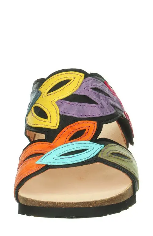 Think! Mizzi Floral Sandal - Black/kombi