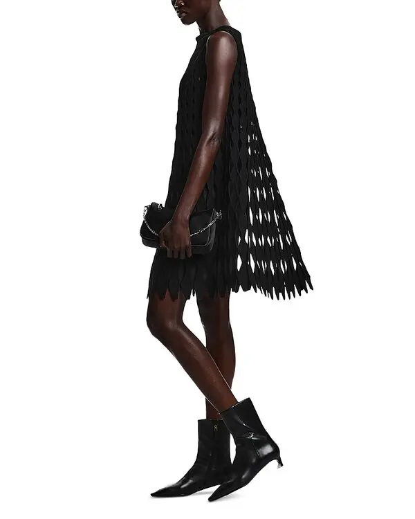 Emporio Armani Perforated Shift Dress