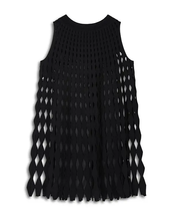Emporio Armani Perforated Shift Dress