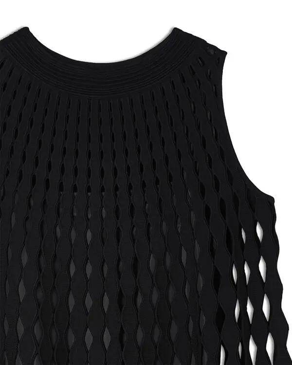 Emporio Armani Perforated Shift Dress