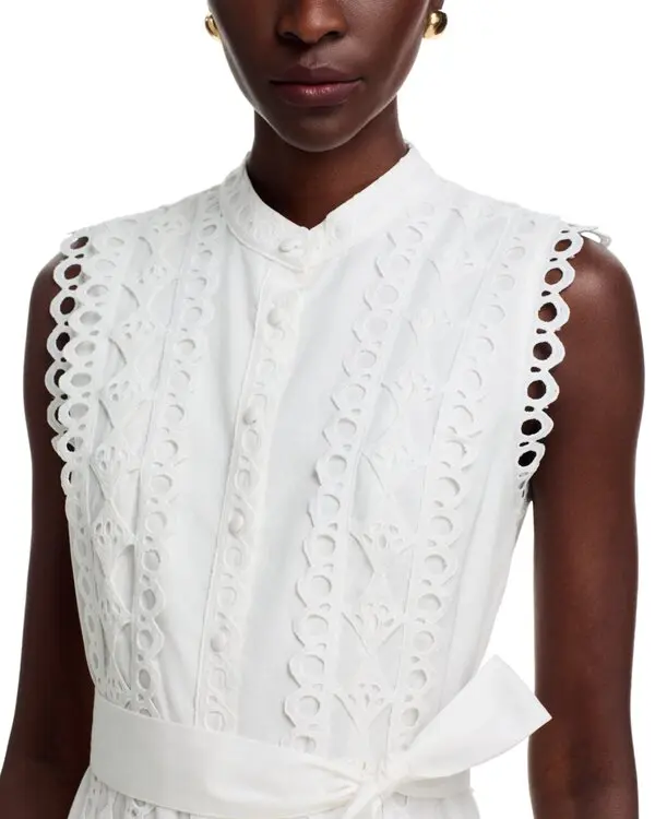 LAYERED WITH LOVE Aubrey Tie Front Shirtdress