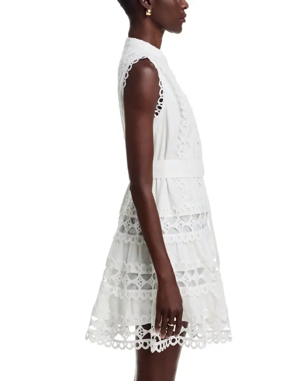 LAYERED WITH LOVE Aubrey Tie Front Shirtdress