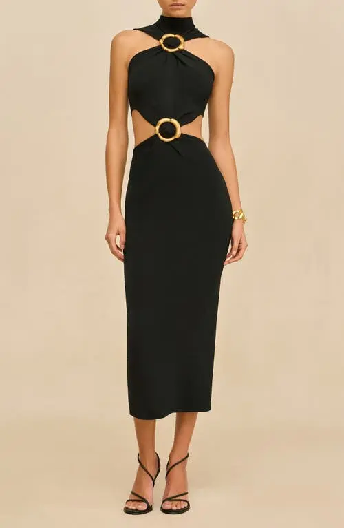 Cult Gaia Ambar Cutout Sleeveless Dress - Black