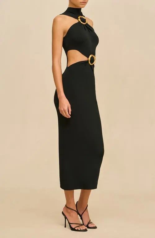 Cult Gaia Ambar Cutout Sleeveless Dress - Black