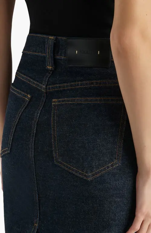 Khaite Kendra Denim Pencil Skirt - Benson