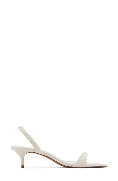Mango Kitten Heel Slingback Sandal
