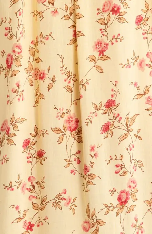 REFORMATION Holly Floral Print Sleep Dress - Wistful