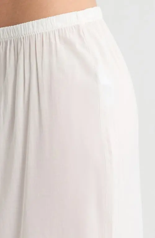 REFORMATION Paloma Relaxed Fit Organic Cotton Blend Pajamas - Ivory