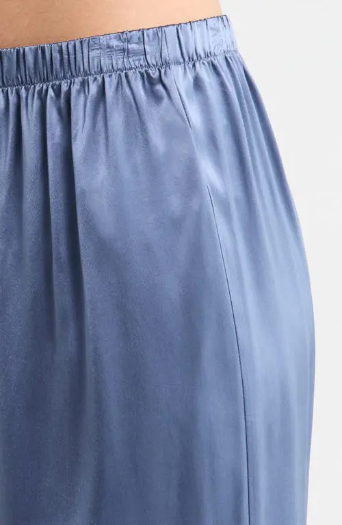 REFORMATION Ella Silk Pajamas - Cornflower