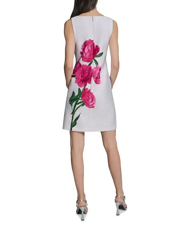 Karl Lagerfeld Paris Floral Printed A-line Dress