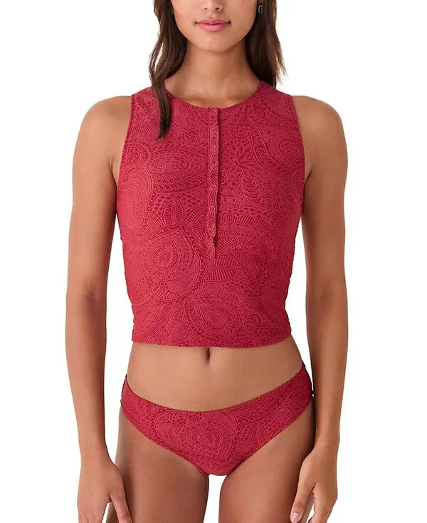 ANDIE Malibu Tankini Bikini Top - Paprika