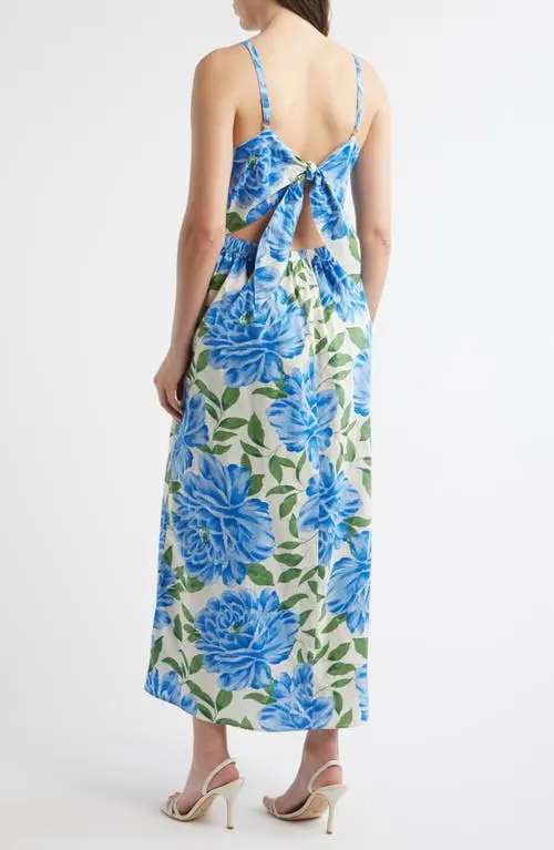 CECE DUPRAZ Floral Cotton Midi Dress