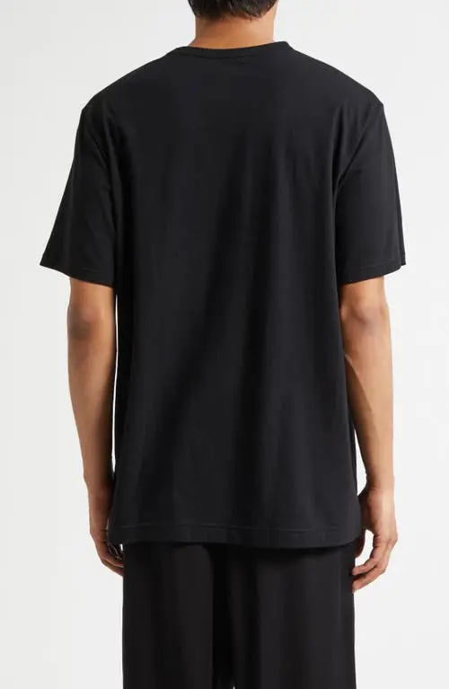 Yohji Yamamoto Graphic T-shirt - Black