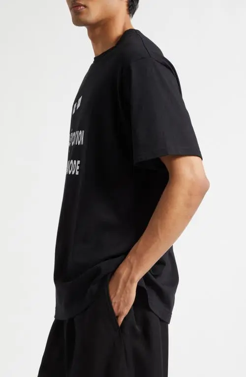 Yohji Yamamoto Graphic T-shirt - Black
