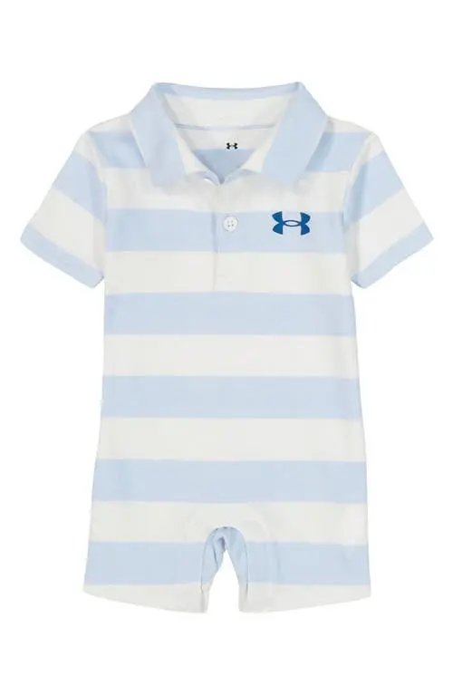 Under Armour Cotton Polo Romper - White/blue