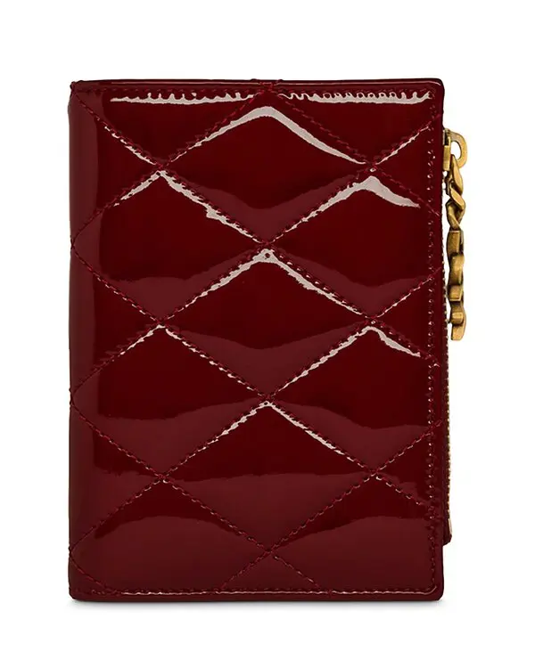 Saint Laurent Cassandre Bijou Bi-fold Wallet - Grenade