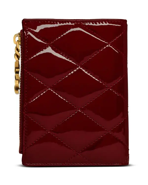 Saint Laurent Cassandre Bijou Bi-fold Wallet - Grenade