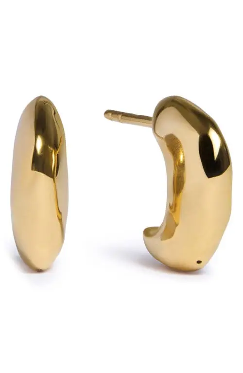 Monica Vinader Odyssey Huggie Hoop Earrings - 18k Gold Vermeil