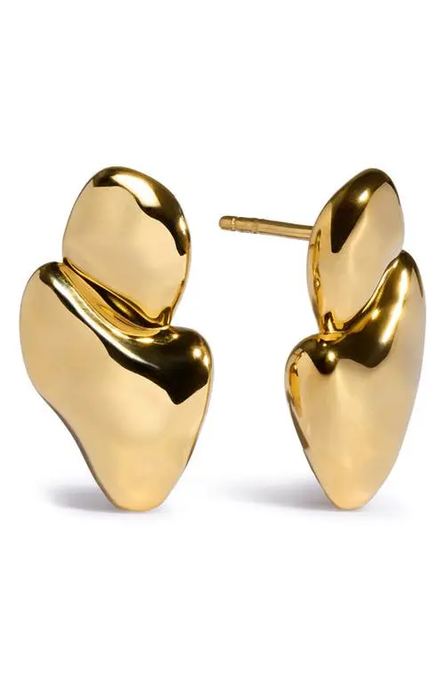 Monica Vinader Odyssey Stud Earrings - 18k Gold Vermeil